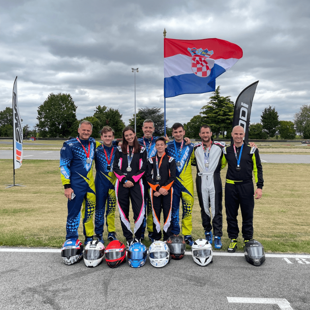 Drivers of Karting Arena Zagreb at the Sodi World Series International ...
